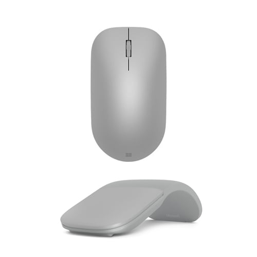 Buy Microsoft Surface Arc Touch Mouse Platinum + Microsoft Surface ...