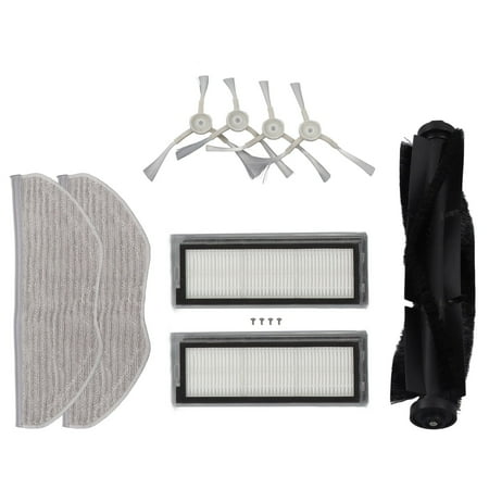 Sweeper Replacement Kit, No Harm To Floor ABS Fiber Silicone Sweeping ...
