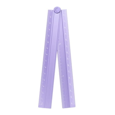 Uxcell Straight Ruler 15cm Metric Wave Edge with Small Hole Measuring ...