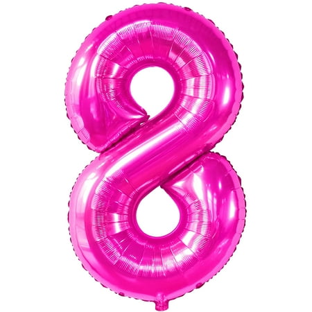 Giant Hot Pink 1 Balloon for First Birthday - 40 Inch | Pink One ...