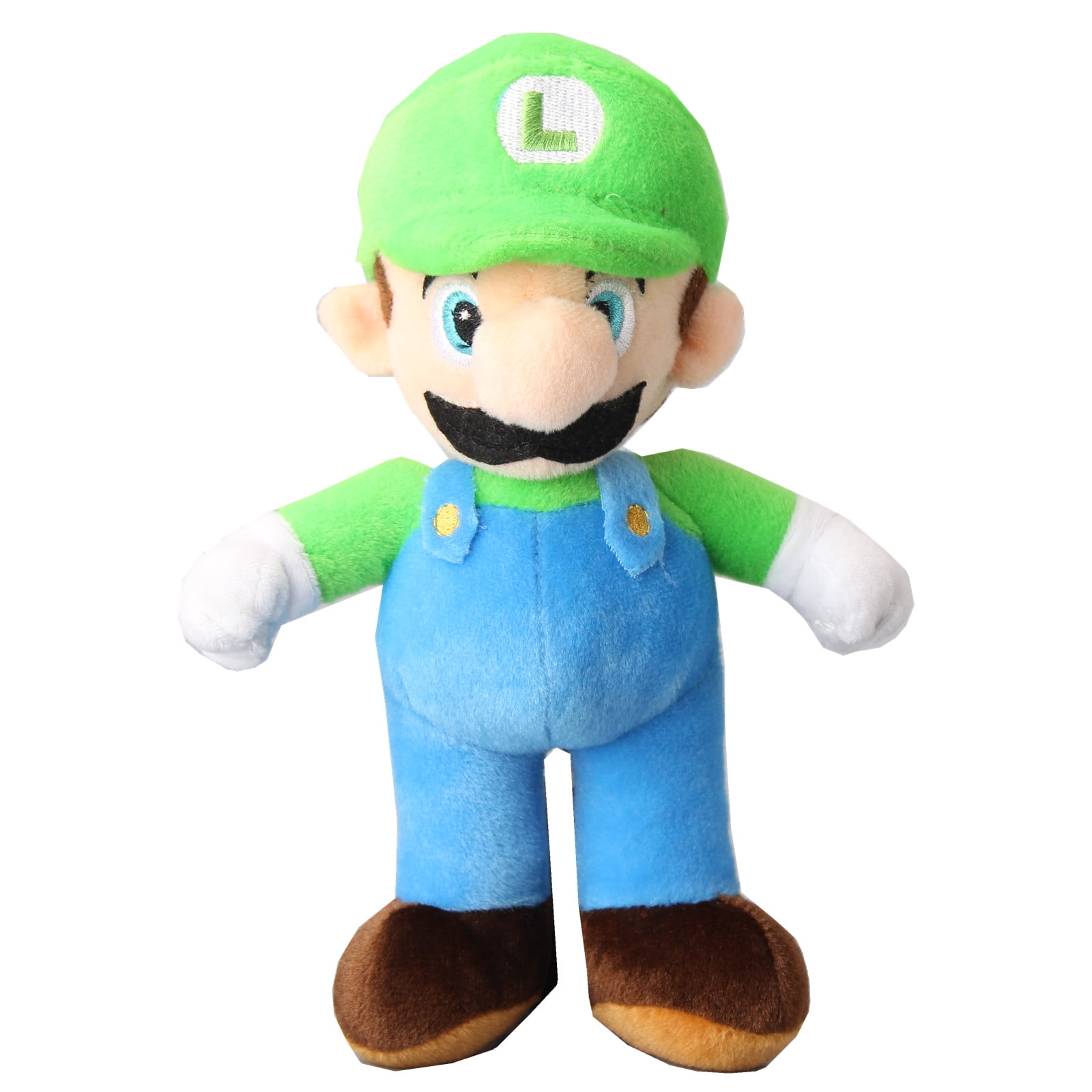 uiuoutoy Super Mario Standing Luigi Plush Toy 10'' Figure - Walmart.com