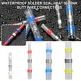 50 Pcs Bagged, Waterproof Solder Seal Heat Shrink Butt Wire Connectors ...