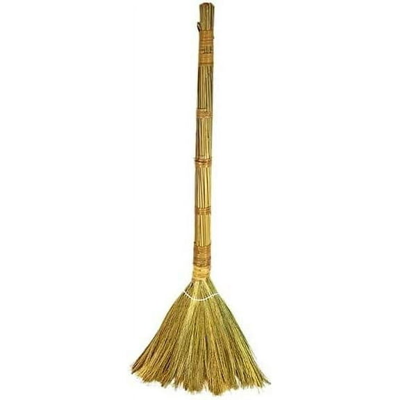 Authentic Asian Broom Set of 3 Packs - Premium Vietnamese Straw Broom ...