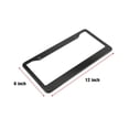 BIMZUC 2pcs Stainless Steel Car License Plate Frame Cover Holder Mount ...