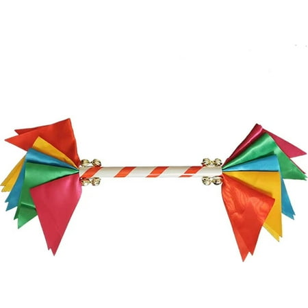 Color Shaker Stick with Bells Hand Jingle Bells Marching Shaker Sticks ...