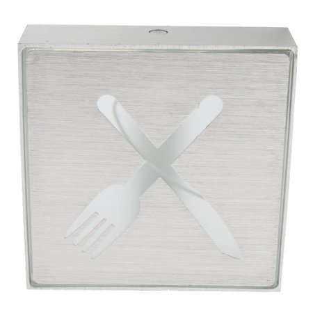 High-end LED Neon Light Cutlery and Forks Sign Signboard 11*11*3cm ...