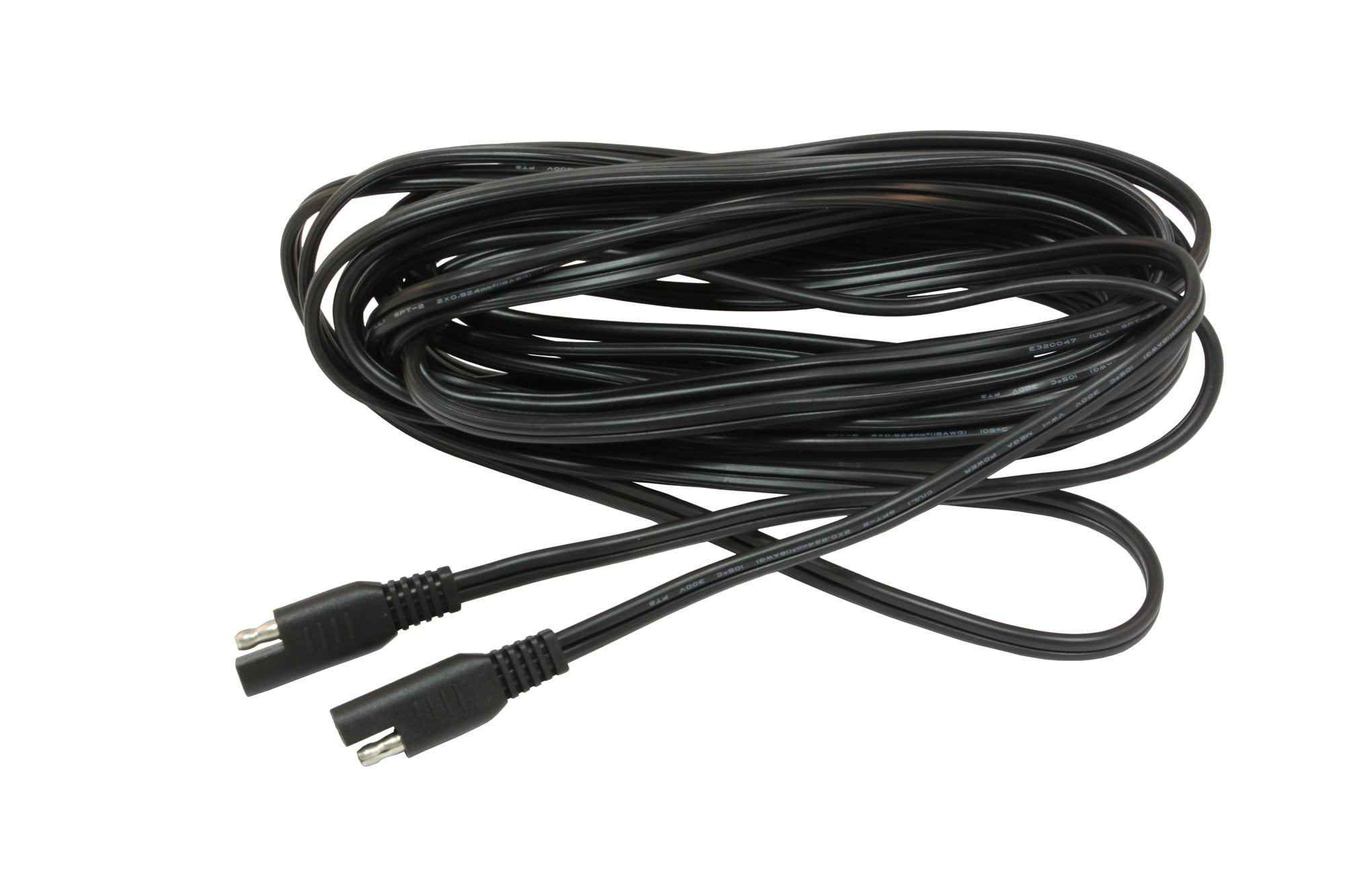 MotoBatt MBCL25 25' 18AWG SAE Battery Cable Lead Extension Tender ...