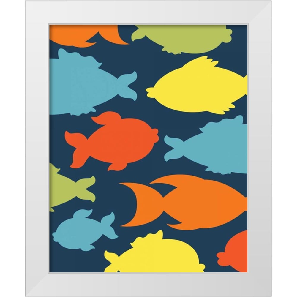 Robinson, Tamara 12x14 White Modern Wood Framed Museum Art Print Titled ...