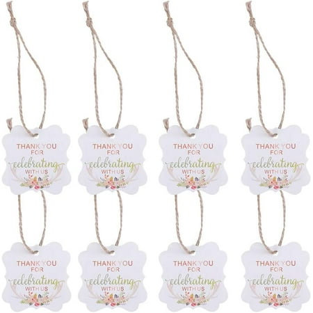 100pcs Gift Hangtag Kraft Paper Tags"THANK YOU" Tags Craft Hang Tags ...