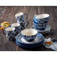 American Atelier, Round, Blue and White, Pirouette Stoneware Dinnerware ...