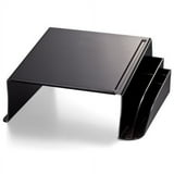 Officemate Telephone Stand, Laptop Stand, Black Plastic Computer Riser ...