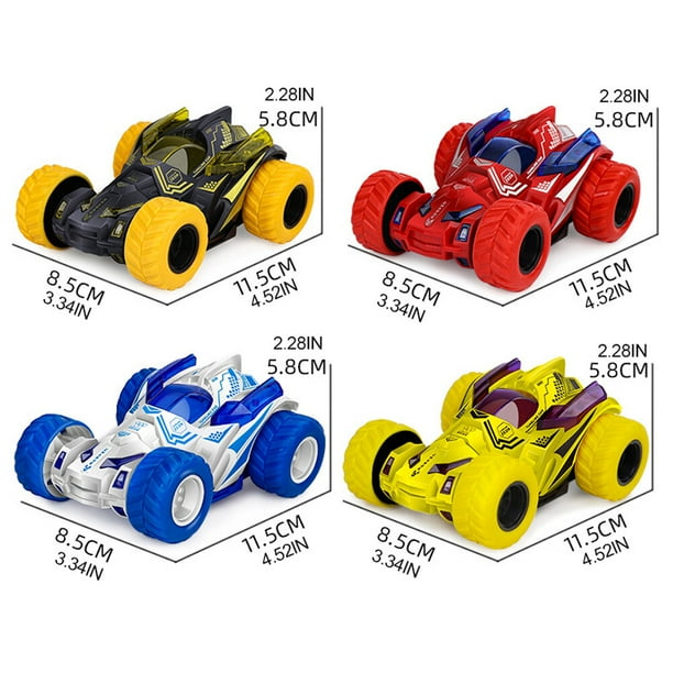 Coche de acrobacias con rotación de 360°, juguete inercial para todo terreno, coche de juguete ...
