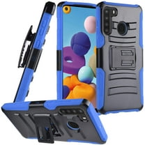 Samsung Galaxy A21 Phone Case Hybrid Impact Armor Rugged Rubber TPU ...