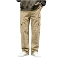lcziwo Men Cargo Pants EDC Summer Tactical Pants Fishing Beach Classic ...