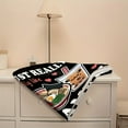 1pc Preppy Style Cartoon Ramen & Boba Print Flannel Blanket - Super ...