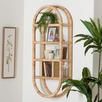 bali & pari Natania Boho Display Shelf, Natural - Walmart.com