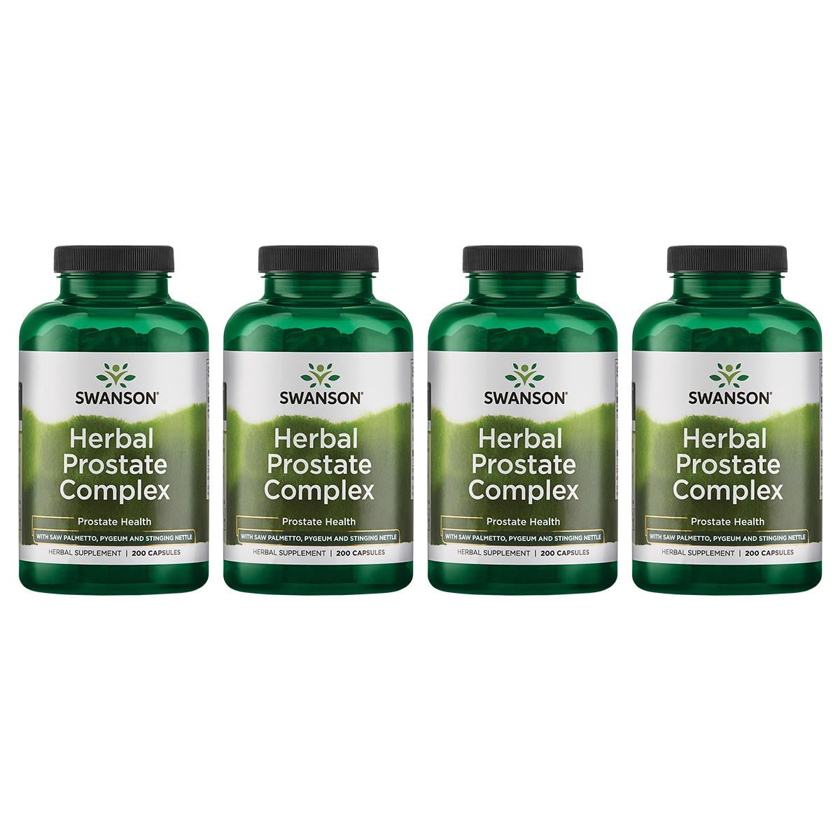 Swanson Herbal Prostate Complex 200 Caps 4 Pack - Walmart.com