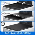 6.5FT Soft Roll-Up Truck Bed Tonneau Cover For 2015-2025 Ford F-150 ...