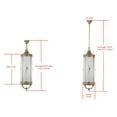 SAFAVIEH Darby 6-Light Rustic Large Pendant Light, Brass - Overhead ...