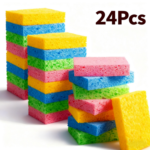 Magic Silicone Sponge Scrubber - 4pc BPA Free Dish Cleaning Brush ...