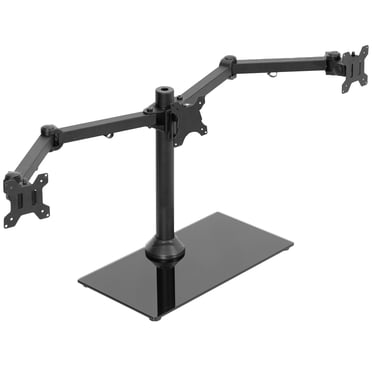 SIIG Adjustable Height Metal Triple Monitor Desk Stand - 13" to 27 ...