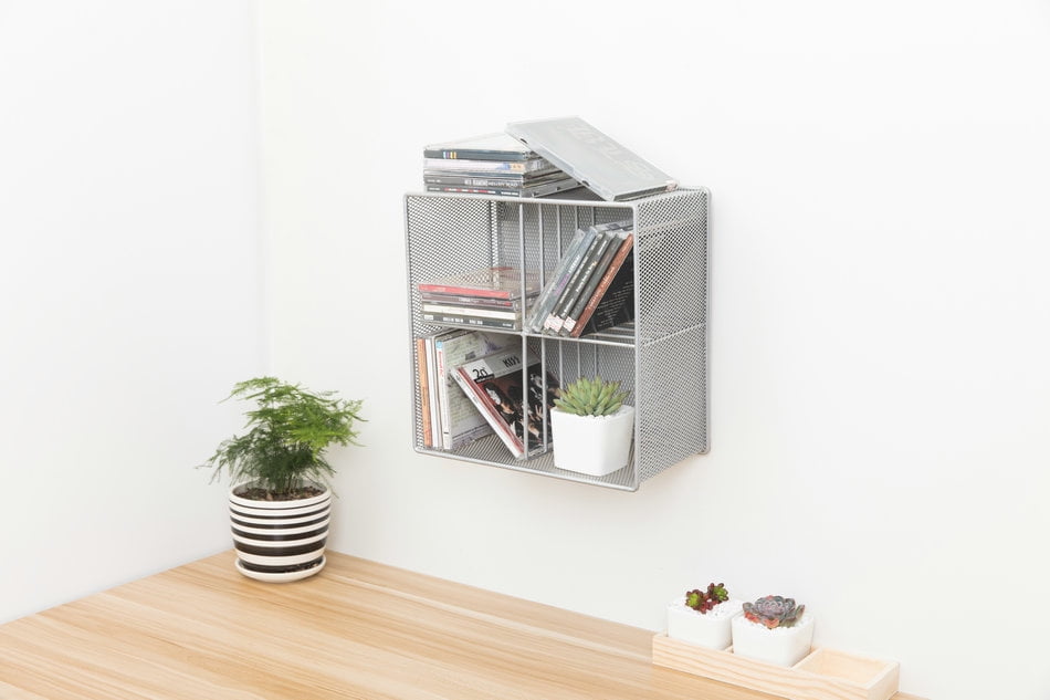 Pro Space Wall Mount CD Holder DVD Storage Rack Book Shelf Organizer ...
