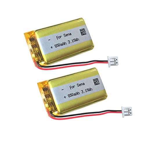 AOLIKES 3.7v 850mAh Replacement Battery for Sena 10S 20S 30K Motorcycle ...