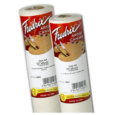 Fredrix Cotton Duck Tara Style 70 Acid-Free Double-Primed Universal ...