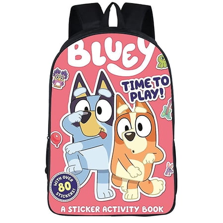 Bluey Student Schoolbag Large-capacity Single-layer Backpack ...