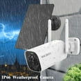 {Upgraded Dual Antenna &Two-Way Audio} 2K Wireless Solar Security Camera, 3.0MP Outdoor Wi-Fi ...