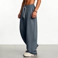 AnuYalue Men's Sweatpants Elastic Waist Drawstring Wide Leg Jogger ...