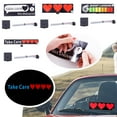 Wenxuan Take Care 4heart Car Glow Panel Led Sticker Light Auto Electric