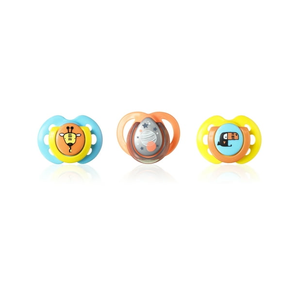 Tommee Tippee 0-6 Months Pacifier, 3 Count - Walmart.com - Walmart.com