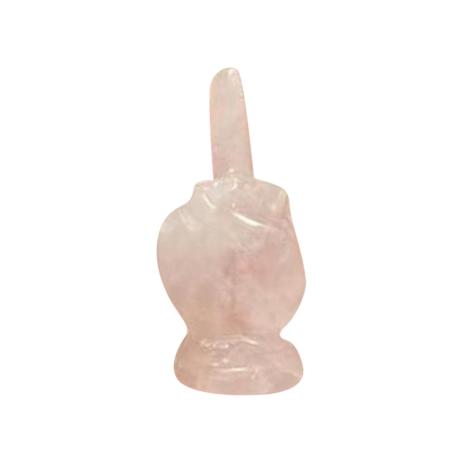 Middle Finger Crystals Figurine Funny Crystal Middle Finger Statue ...