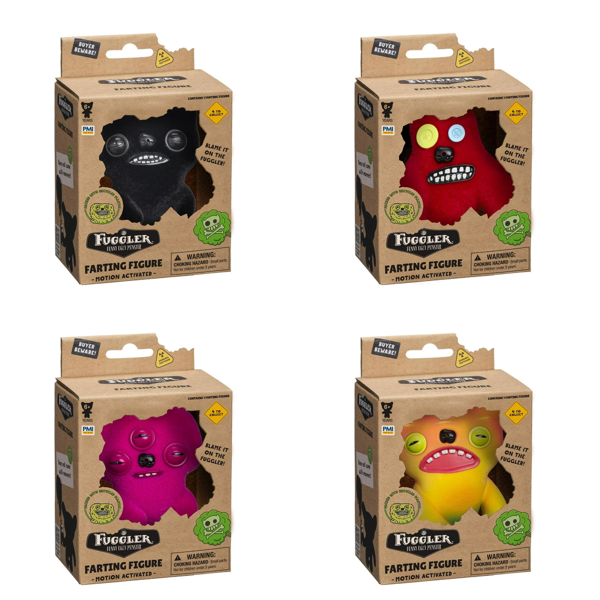 Click here for Fuggler Farting Figures 1 Pack Window Box - 4 Styl... prices