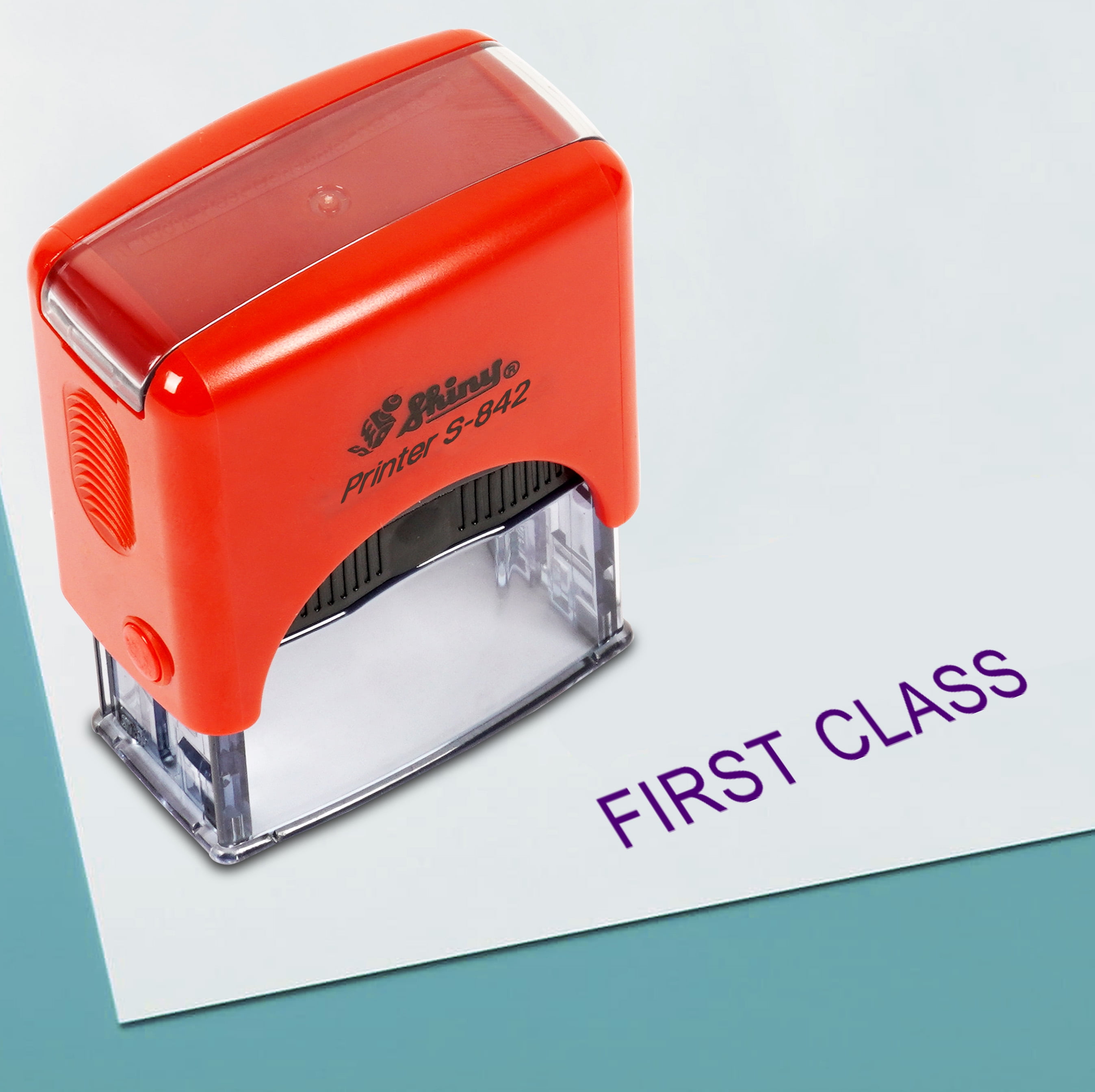 Printtoo First Class Self Inking Rubber Stamp Pre,Inked Office Stamp ...