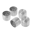 5 Pcs Aluminum Rotary Control Potentiometer Knob Adjustable Rotate ...