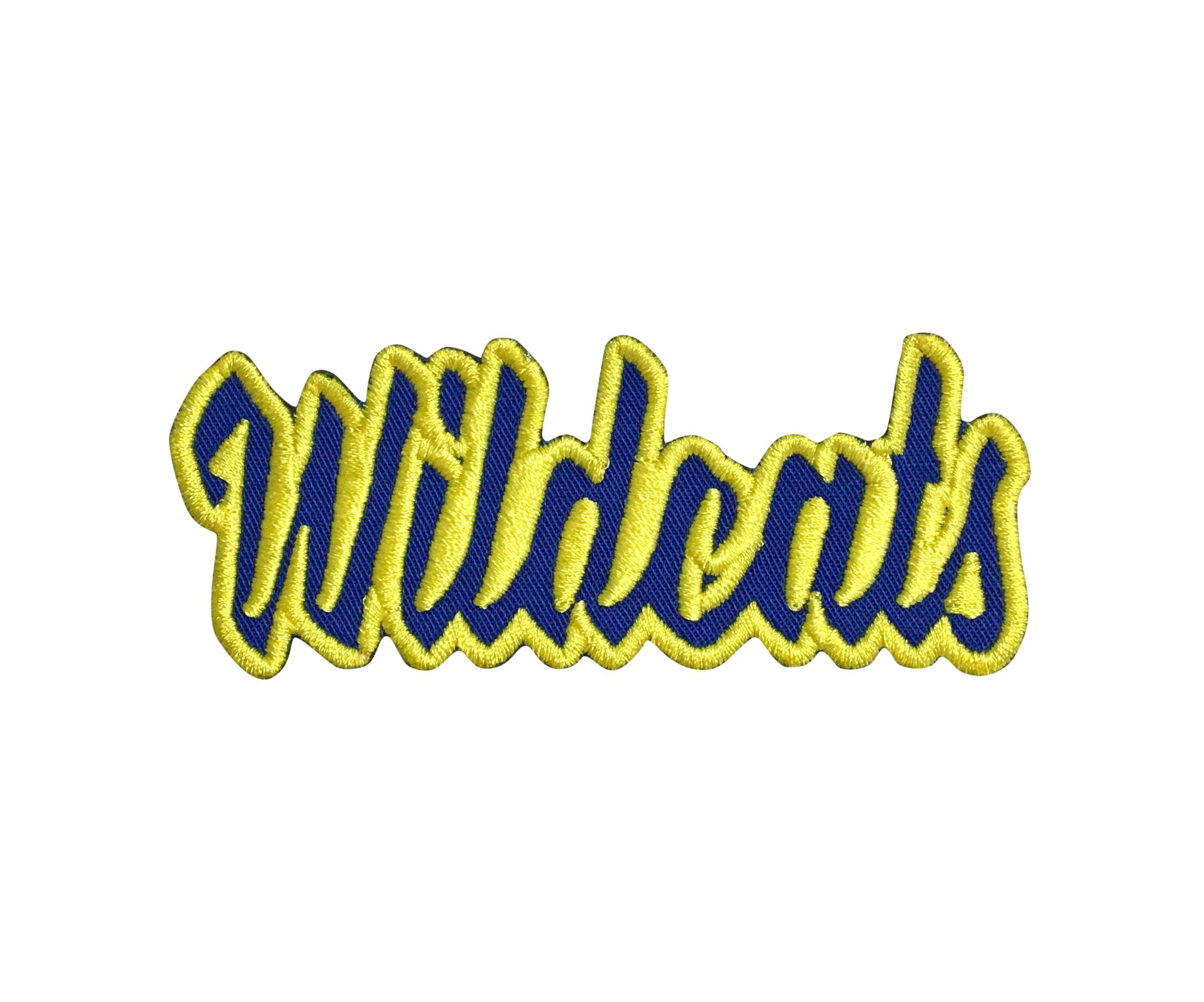 Wildcats - Royal Blue/Yellow - Team Mascot - Words/Names - Iron on ...