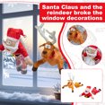 Unique Santa And Reindeer Crash Hilarious Animated Holiday Window ...