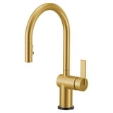 Moen 7622 Cia 1.5 GPM Single Hole Pull Down Kitchen Faucet - Gold ...