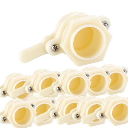 Symkmb 10 Pcs Nylon Heavy Duty Honey Gate Valve with Wing Nut Bee Hive ...