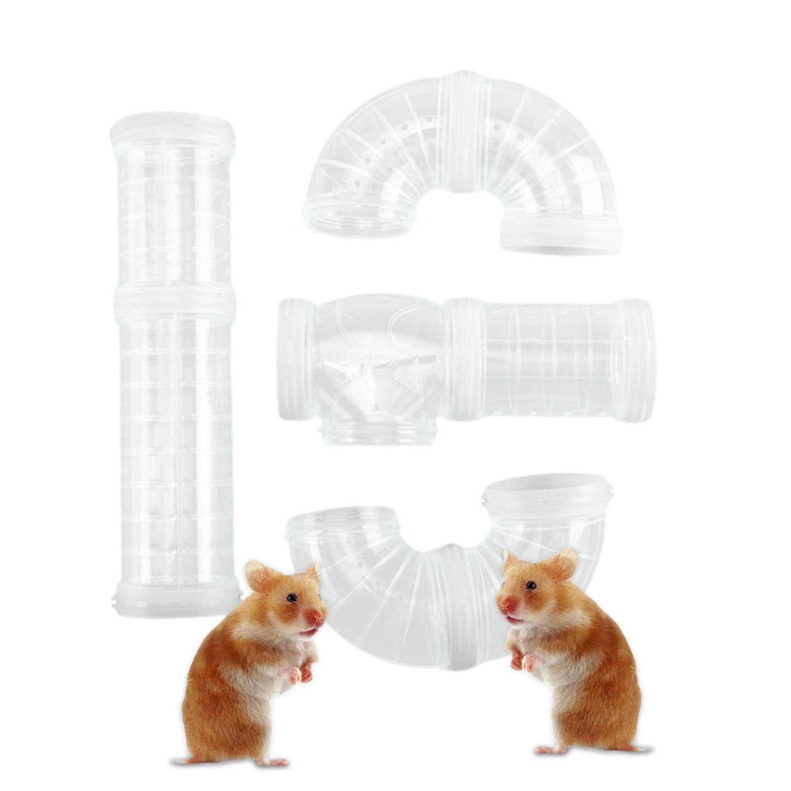 Hamster Tubes, Adventure External Pipe Set Transparent Hamster Cage ...