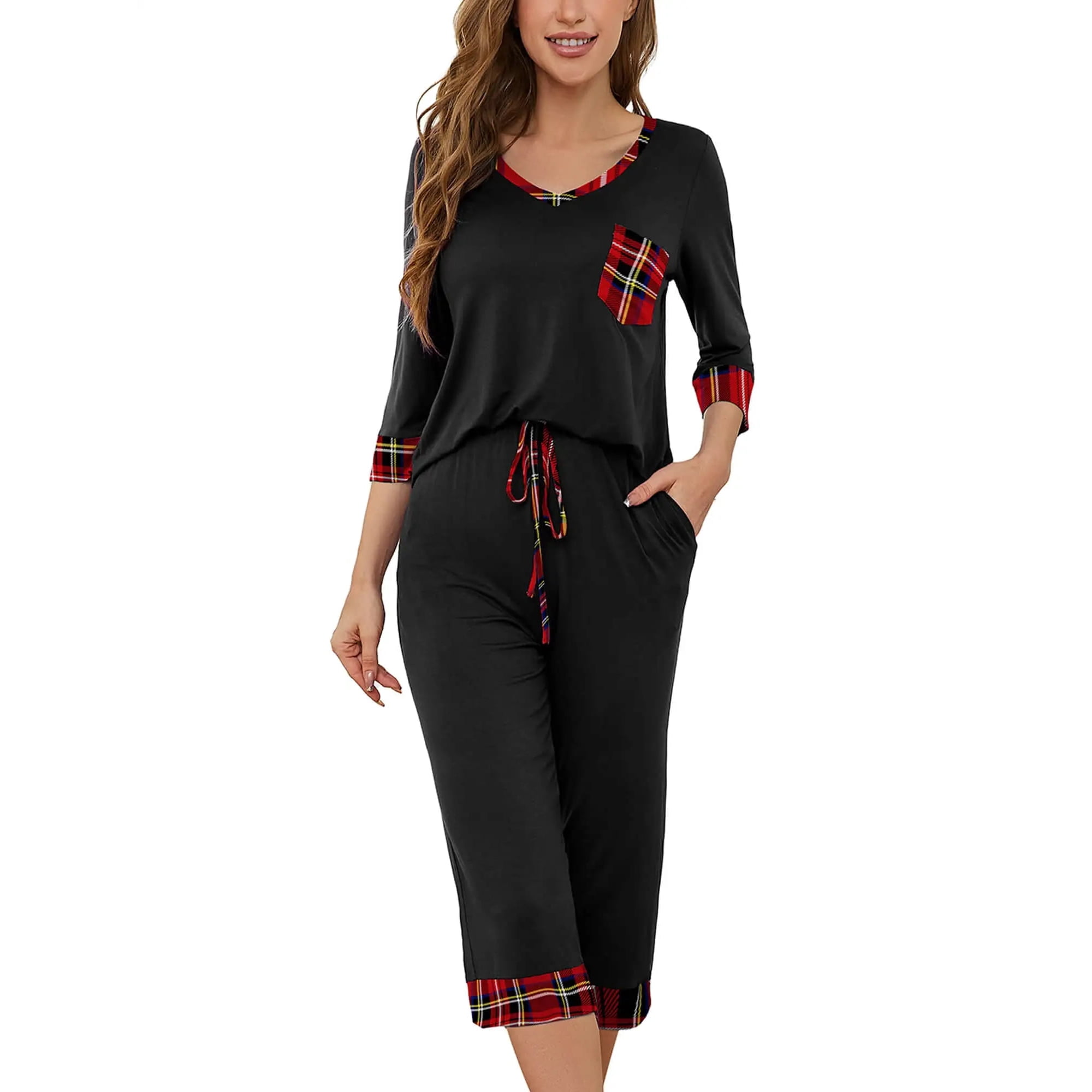 Click here for Hkedesd Showmall Comfy Lounge Sets For Women Black... prices