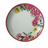 Laura Ashley Spring Flowers Melamine Salad Plates 8-inch Trimmed in ...