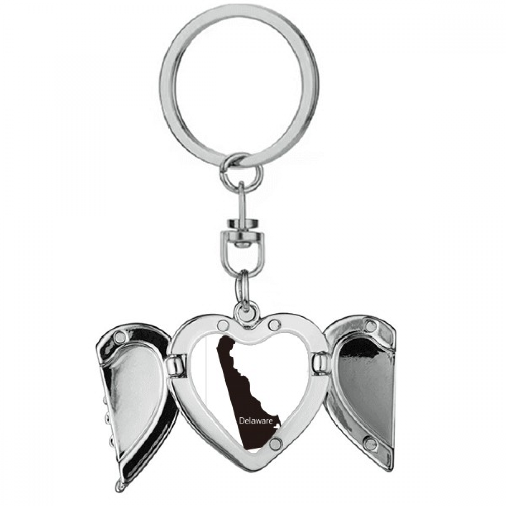 Llavero de Alas de Ángel en Forma de Corazón Unbranded Delaware USA ...