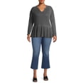 Terra & Sky Cropped Bootcut Jeans - women's Denim - Walmart.com