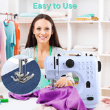 BCOOSS Sewing Machine for Beginners, Multi-Functional Portable Machine ...