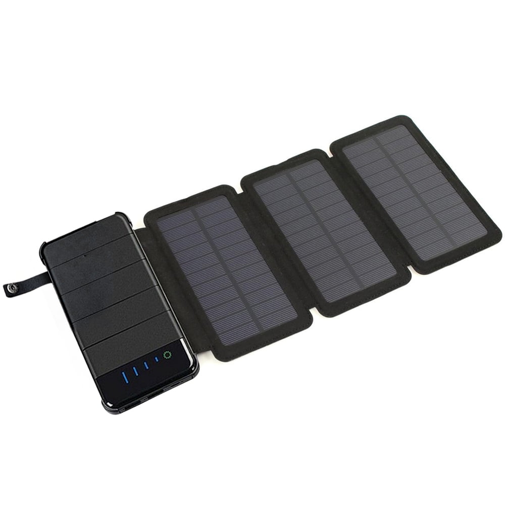 Solar Power Bank 3 Panel,Portable Charger 25000mAh High Capacity ...