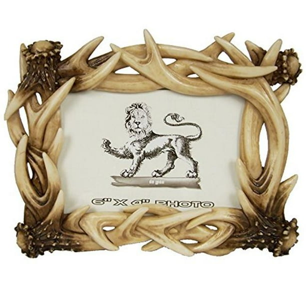 DLC 12133 6 x 4 in. Antler Photo Frame - Walmart.com