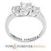 Vow & Forever Personalized Planet Bridal Platinum over Sterling Silver ...